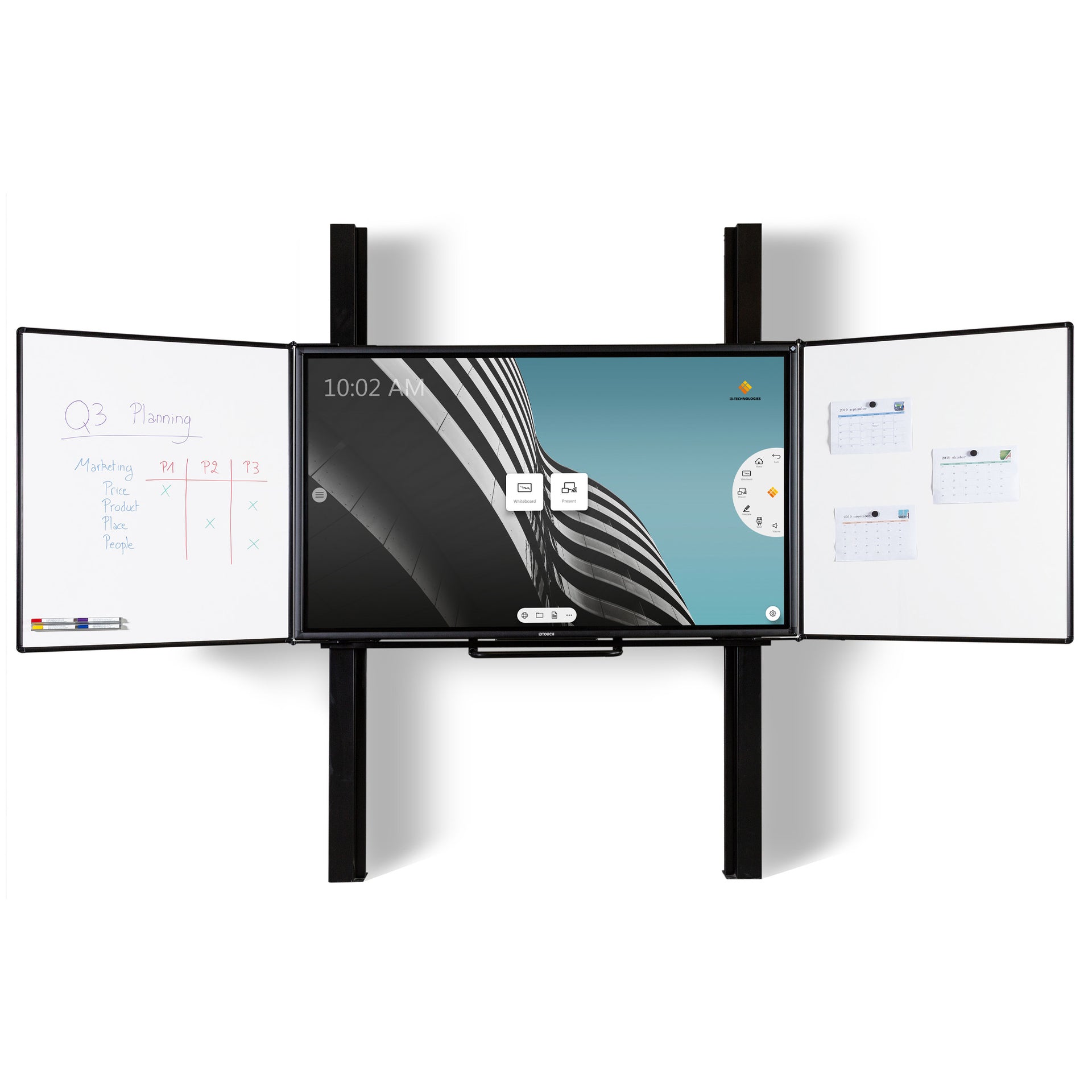 FlexiView Interactive Column Board – Presentation Spaces
